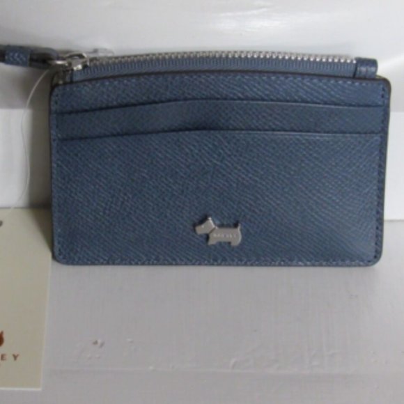 RADLEY LONDON | Bags | Radley London Blue Genuine Leather Card Case ...